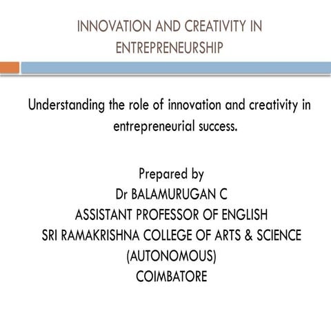 Innovation and Creativity in Entrepreneurship.pptx