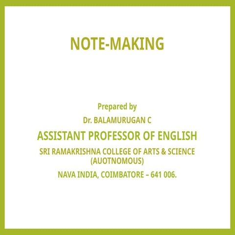 Unit III - Presentation Skills PPT with detailed Description.pptx