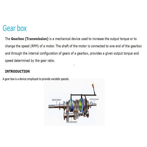 Design of gear box for Machine Tool Application (3 stage & 12 speed ...