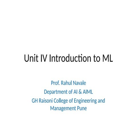 Introduction To Machine Learning Learning Types Ml Life Cycle Dataset For Ml Data Pre Processing