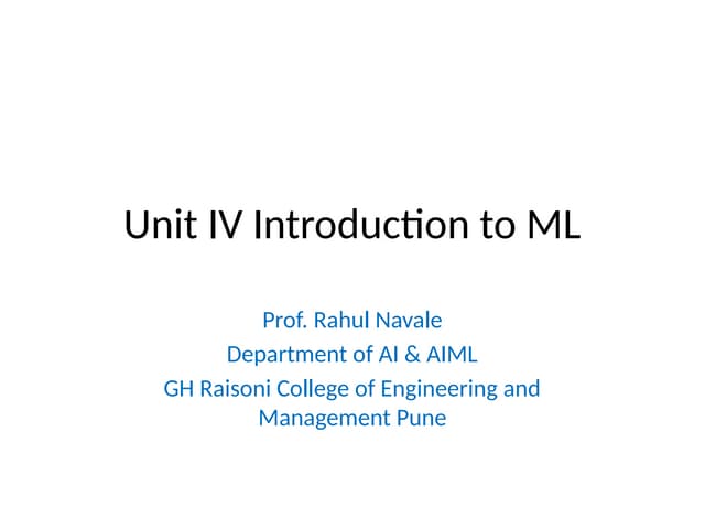 Introduction To Machine Learning Learning Types Ml Life Cycle Dataset For Ml Data Pre Processing