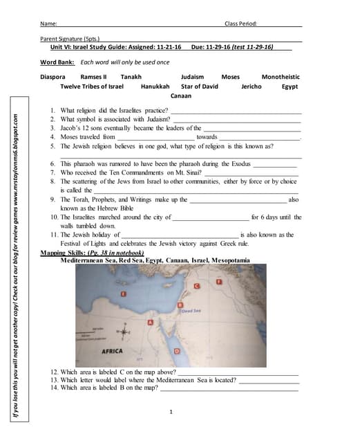 Unit 6 study guide | PDF