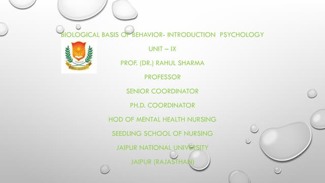Biological Basis of Behavior unit 2.pptx