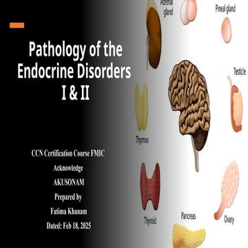 Unit IX & X - Endocrine disorders I & II.pptx