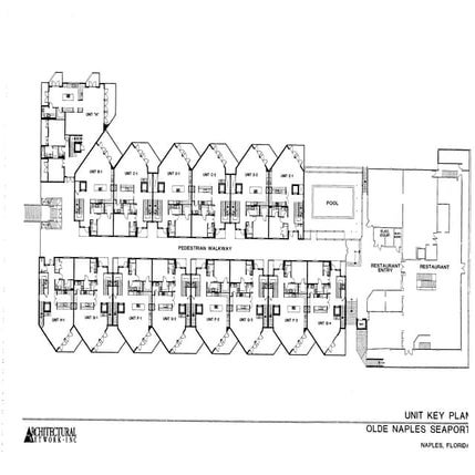 Unit key plan at olde naples seaport site plan naples florida | PDF ...
