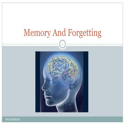 Unit memory and forgetting | PPTX
