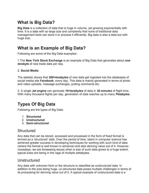 UNIT 1 -BIG DATA ANALYTICS Full.pdf | Databases | Computer Software and Applications