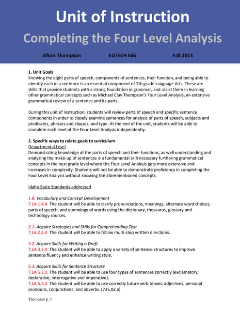 3 examples of 4 level | PPT