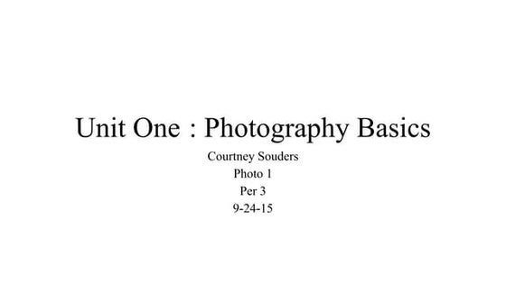 Unit 1 photo | PPT