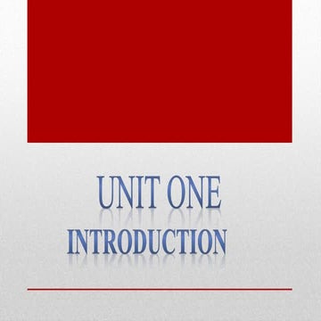 Enterprenership unit one presentation | PPT