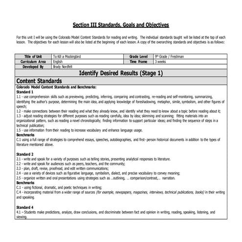 Unit outline with template 2 | PPT