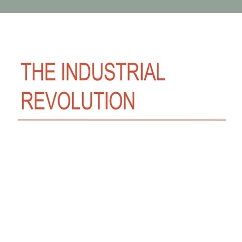 The industrial revolution poster (revised) | PPTX