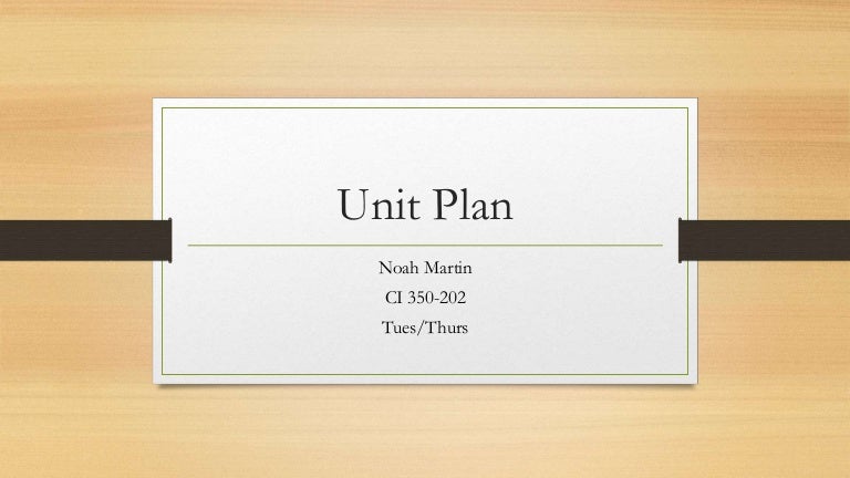 Unit Plan unit-plan