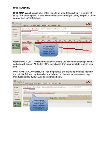 Unit planning unit naming process & convention | PDF