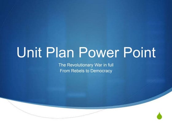 Ci 350 unit plan | PPT