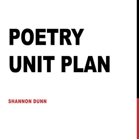 Unit plan presentation new | PPT