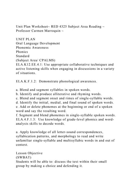 Picture Word Inductive Model (PWIM) | PPTX | Education