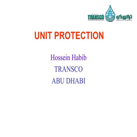 Unit Protection.ppt