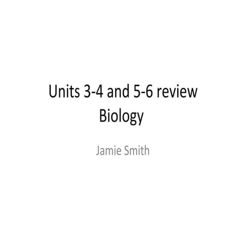 Units 3 4 and 5-6 review | PPT