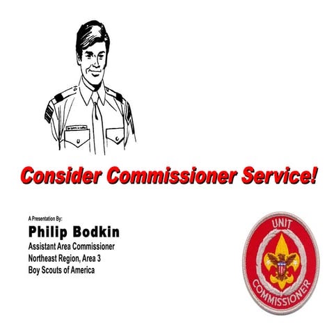 Unit Commissioner Presentation | PPT
