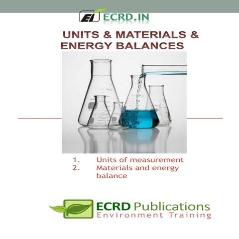 Units & materials & Energy balance | PDF