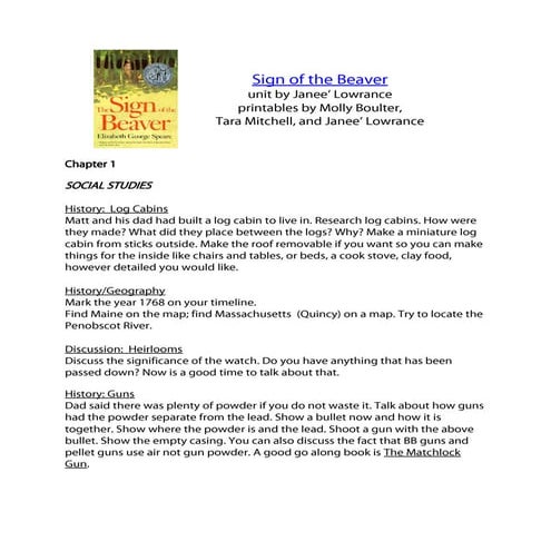 BOOK STUDY UNIT ONE | PDF