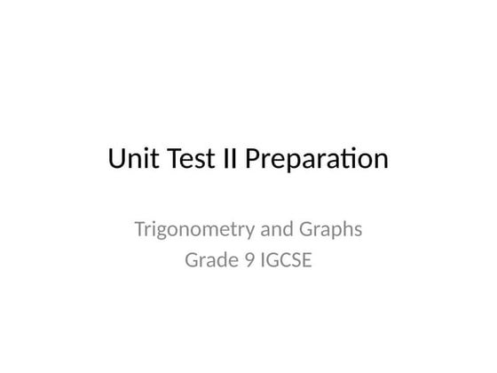 Trigonometry Lesson Introduction And Basics Ppt