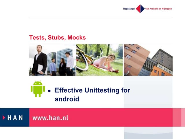 Unit Testing Android Applications | PPT Unit Testing Android Applications | PPT