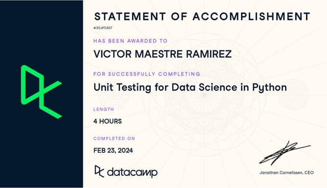 Unit Testing For Data Science In Python Datacamp Ppt 6951