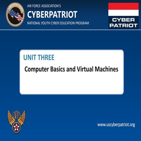 Unit+three+ +computer+basics+and+virtual+machines | PPT