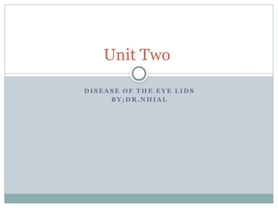 INFLAMMATION OF EYELID GLANDS ETIOLOGY CLINICAL FINDINGS AND MANAGEMENT. pptx | PPT