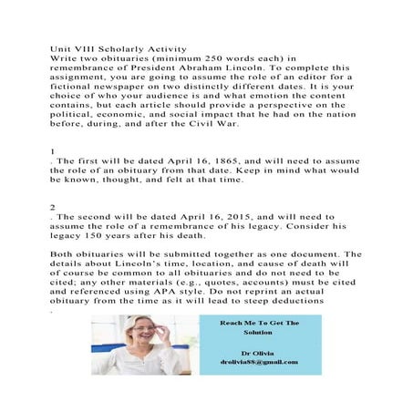 less than 20 simulairtyWrite two obituaries (minimum 250 words ea.docx