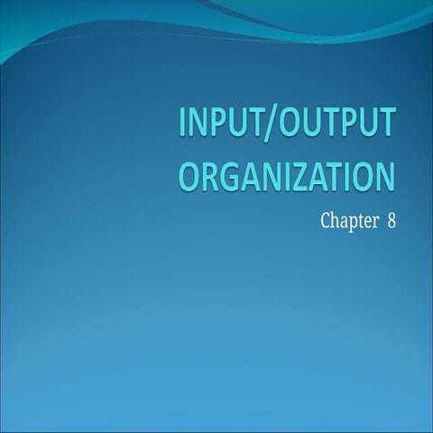 Unit V Input_Output Organization for CA.ppt