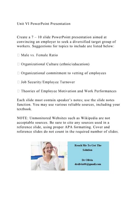 Unit III PowerPoint PresentationEmployee Involvement and Safety .docx