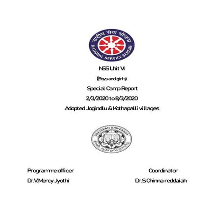 Unit VI special camp report.docx