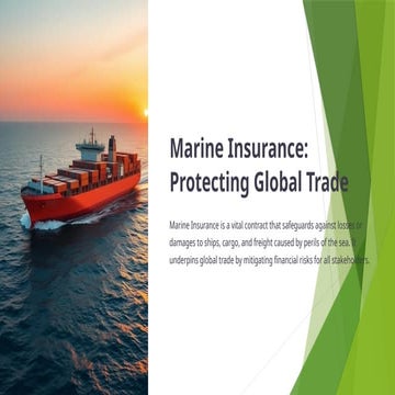 UNIT V MARINE INSURANCE - INTRODUCTION.pptx