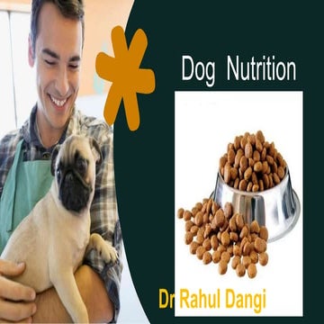 Dog Nutrition.pptx dr rahul ku,ar dangi | PPTX
