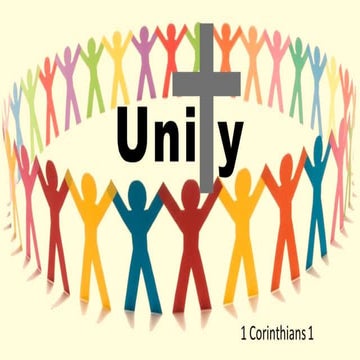 Unity 1 Corinthians Series "Build it Right" | PPTX
