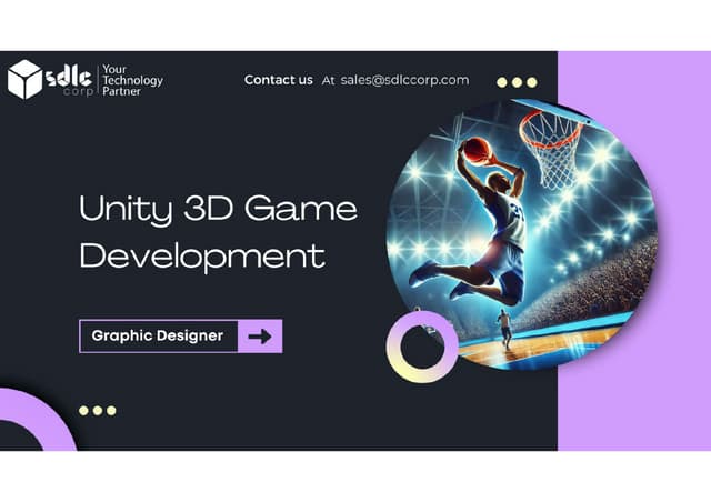 Unity 3d Game Development Company Sdlc Corp Ppt