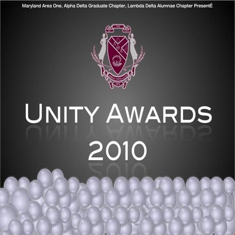 Unity awards dinner 2010 | PPT