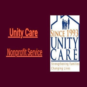 Unity Care - Nonprofit Service | PDF