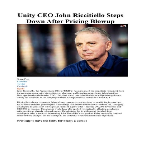 Unity CEO John Riccitiello Steps Down After Pricing Blowup.pdf