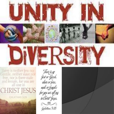 Unity in diversity | PPT