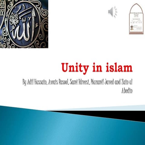 Unity in islam | PPTX