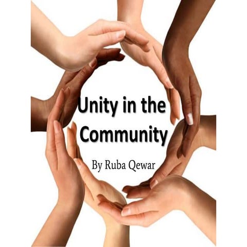 Unity in the community | PPT
