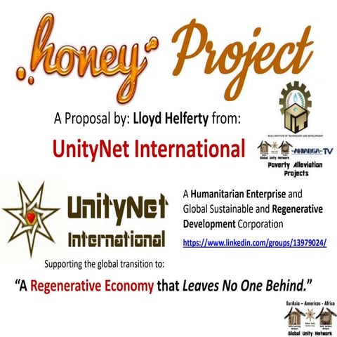 UnityNet International Honey Project Presentation 2022-04-27 | PPT