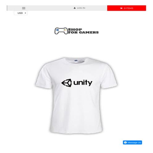 Unity T-Shirt | Shop For Gamers | PDF