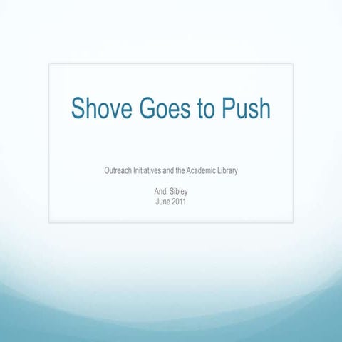 Univ. library outreach | PPT