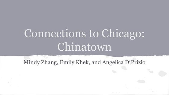 Chinatown Chicago Connection | PPTX | Genealogy and Ancestry | Hobbies ...