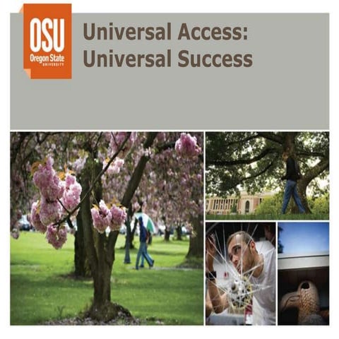 Uday universal access: universal success | PPTX